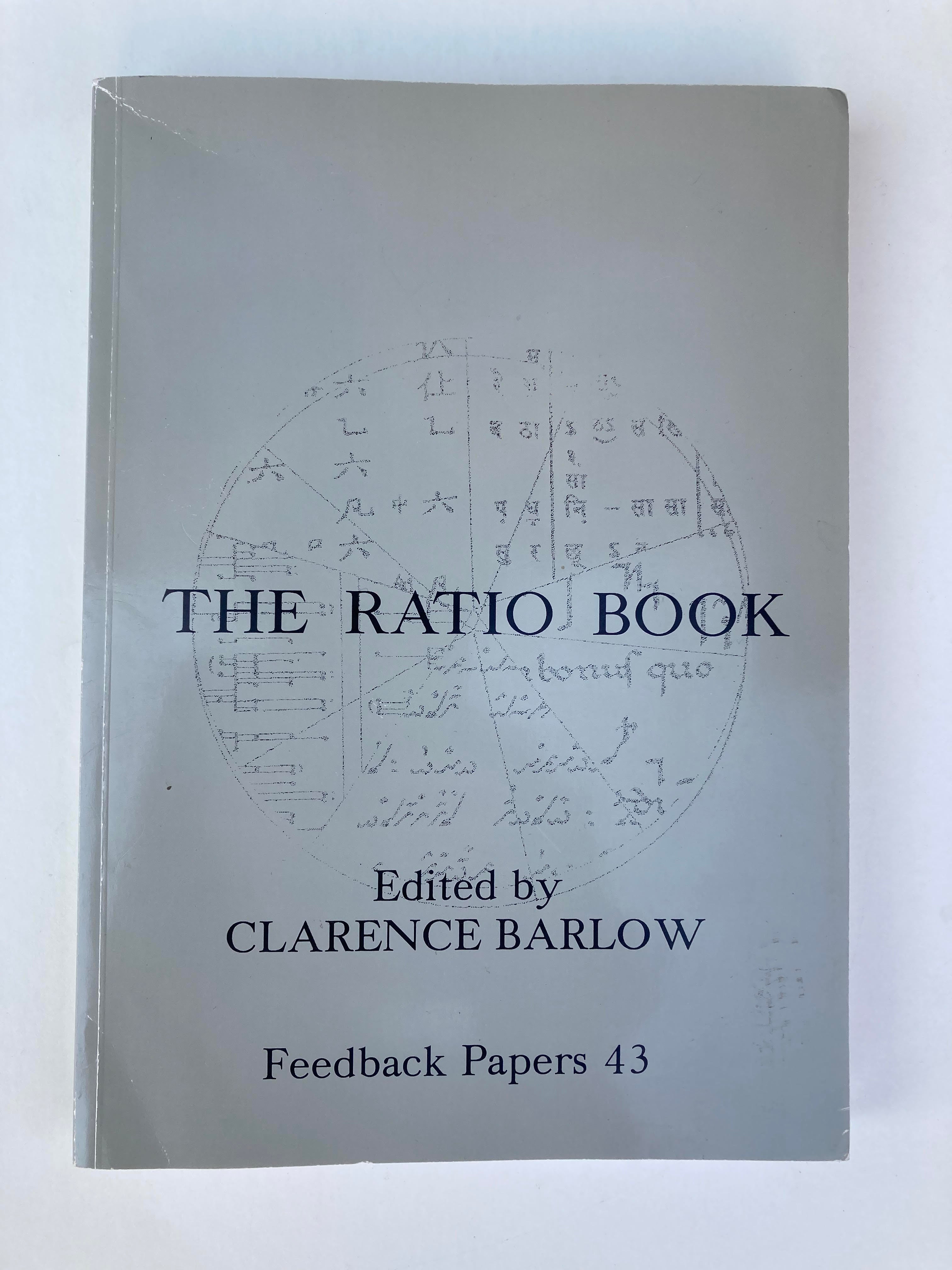 The Ratio Book ed. Clarence Barlow – Spoonbill Books